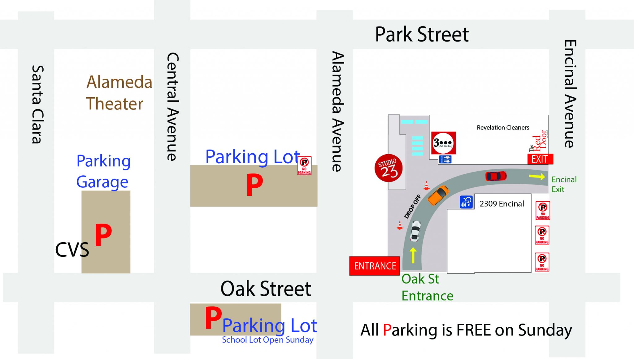 Workshop Parking & Drop Off – Creative Art Program